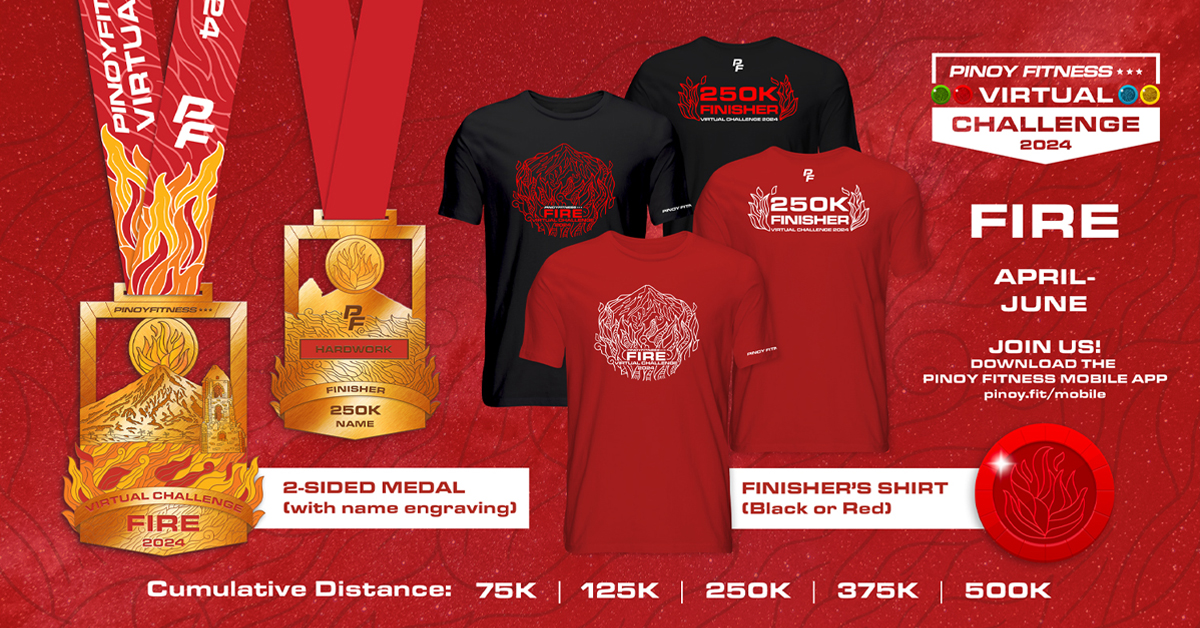Pinoy Fitness FIRE Virtual Challenge (2024) | Pinoy Fitness