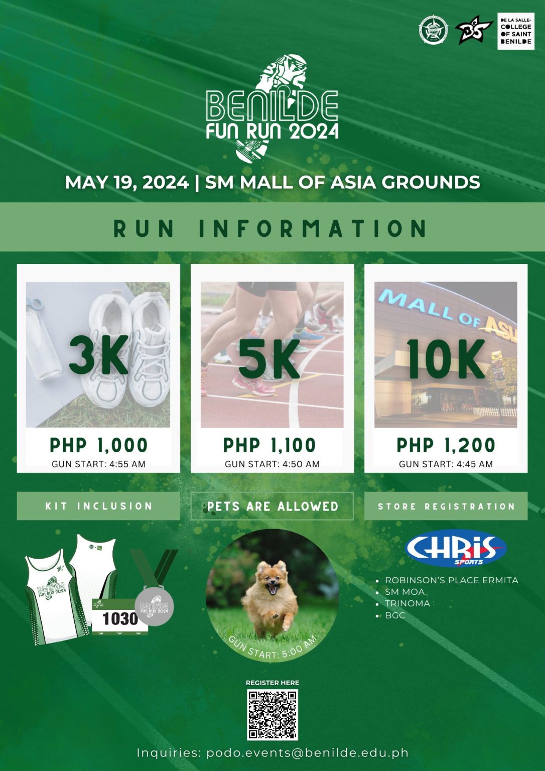 Benilde Fun Run 2024 in SM MOA | Pinoy Fitness