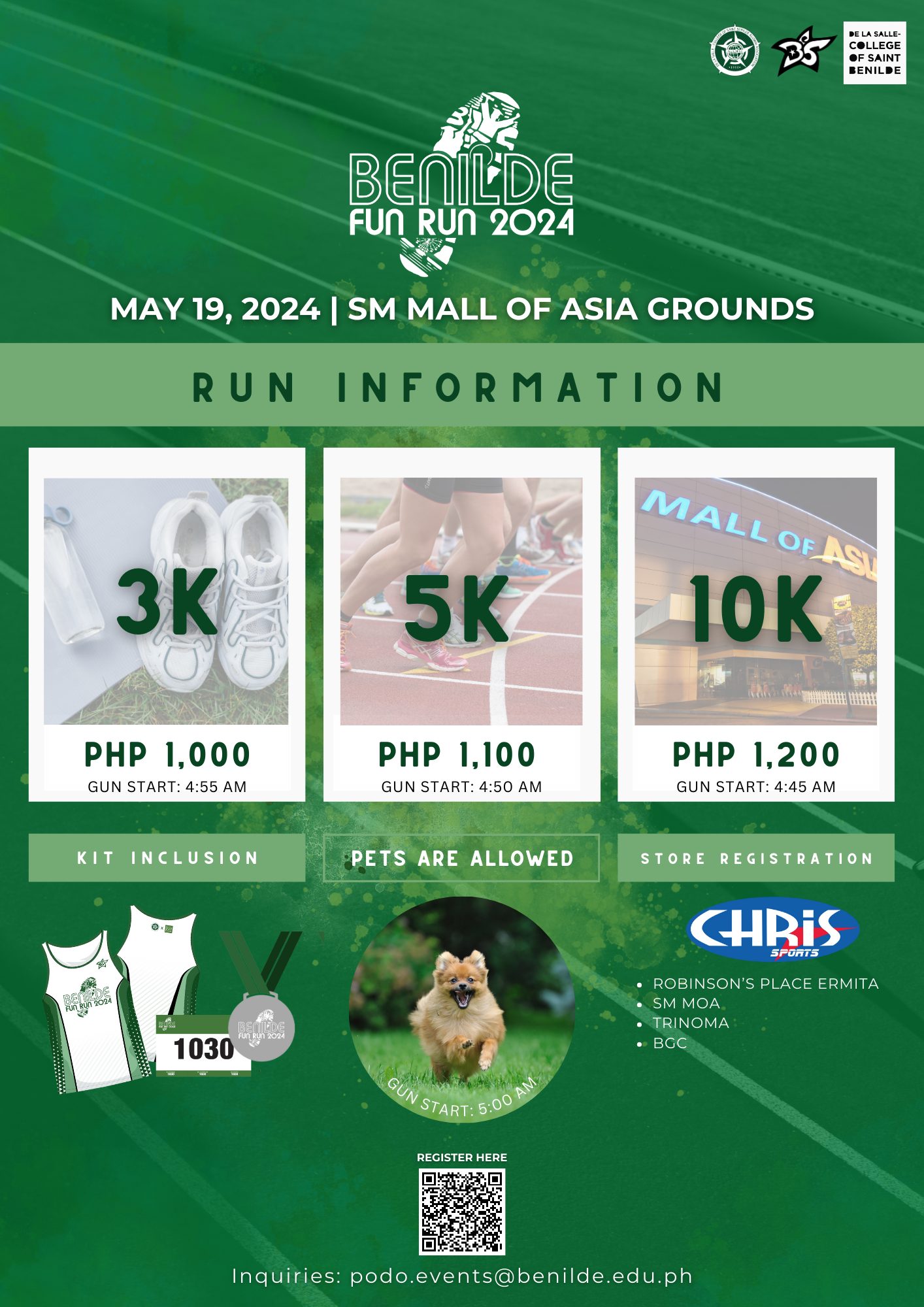 Benilde Fun Run 2024 in SM MOA | Pinoy Fitness