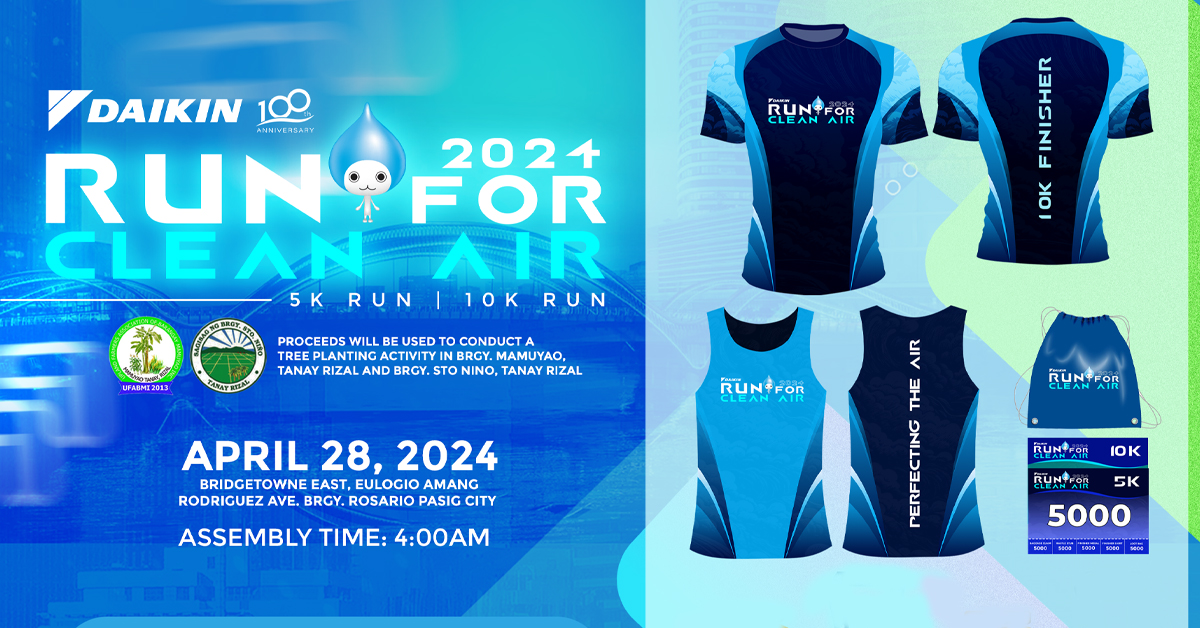 Daikin Run for Clean Air 2024 in Pasig | Pinoy Fitness