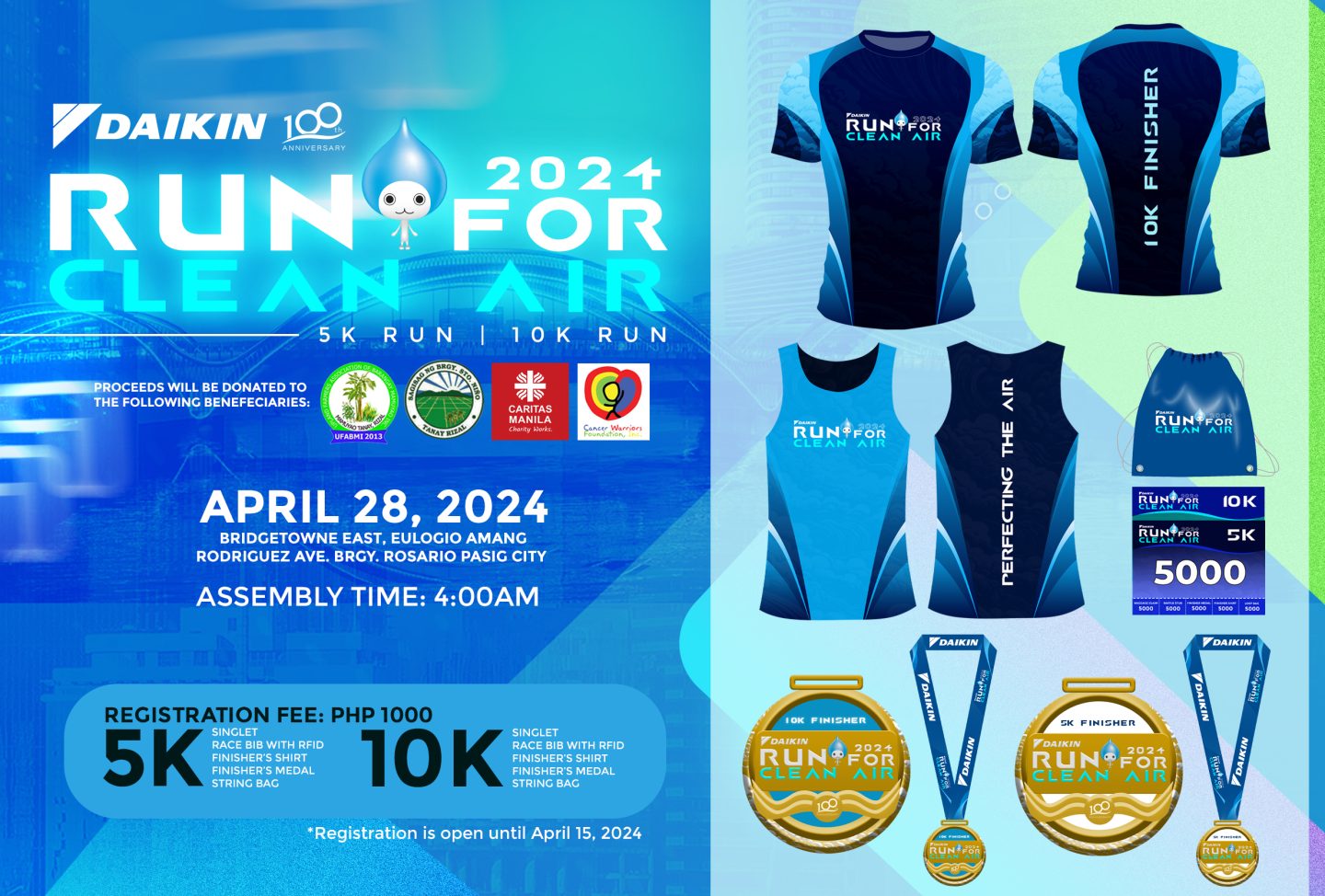 Daikin Run for Clean Air 2024 in Pasig | Pinoy Fitness