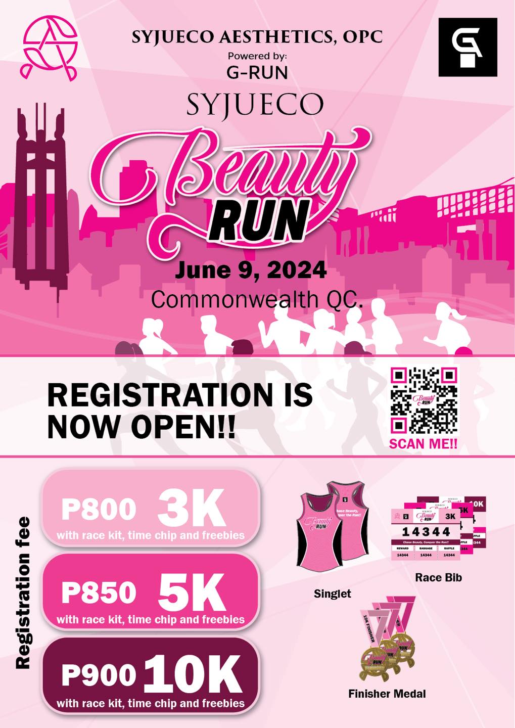 Beauty Run 2024 in Quezon City | Pinoy Fitness