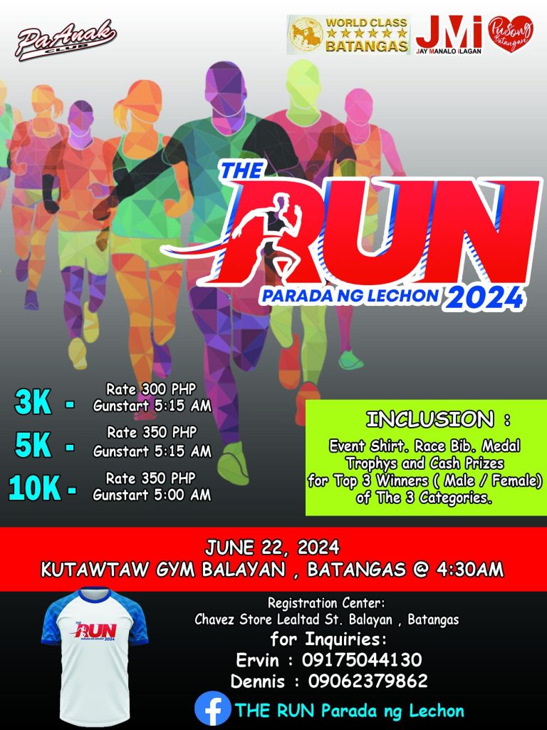 THE RUN Parada ng Lechon in Batangas | Pinoy Fitness