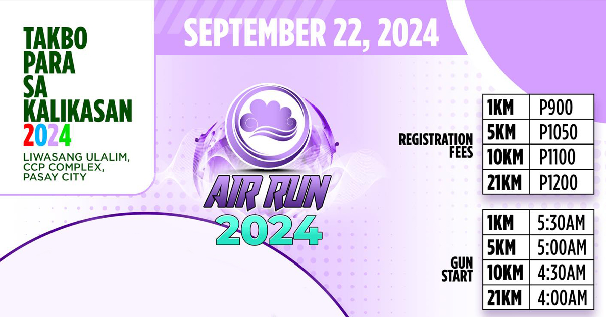 Takbo Para Sa Kalikasan – Air Run Edition 2024 | Pinoy Fitness