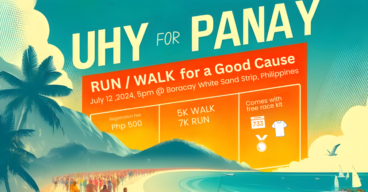 UHY Run for Panay: Run and Walk for a Good Cause in Boracay | Pinoy Fitness