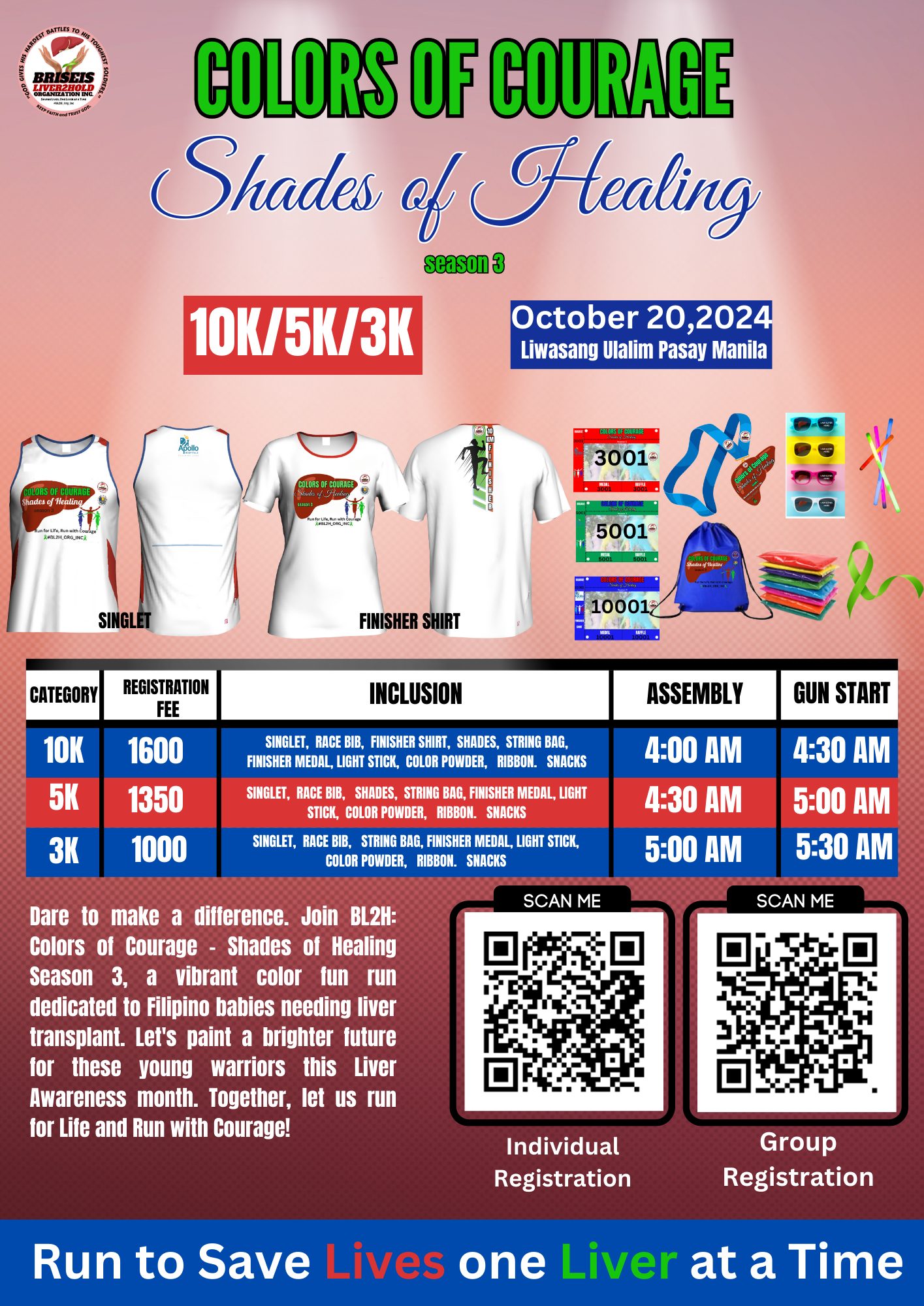 Colors of Courage Shades of Healing Season 3 in CCP | Pinoy Fitness