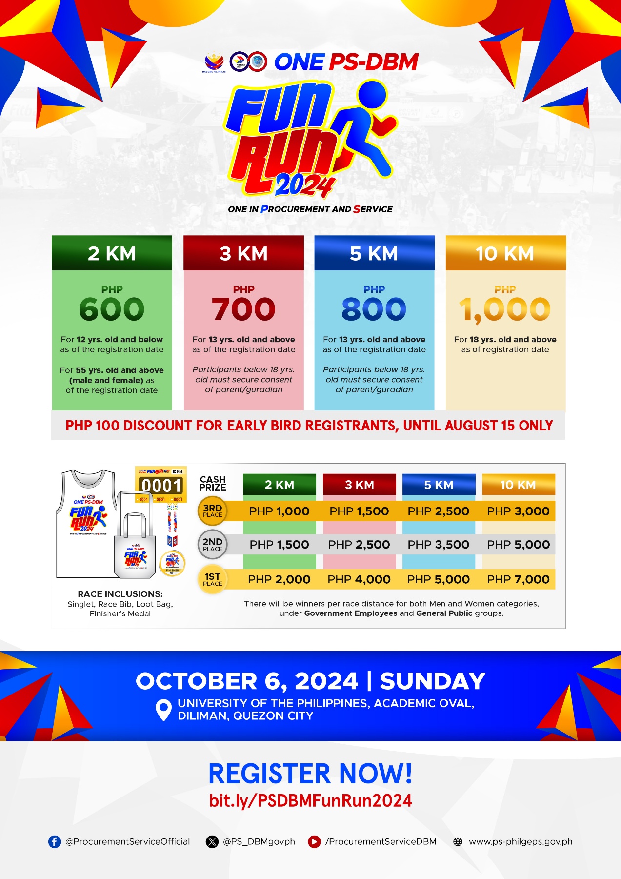 ONE PS-DBM Fun Run 2024 in UP Diliman | Pinoy Fitness