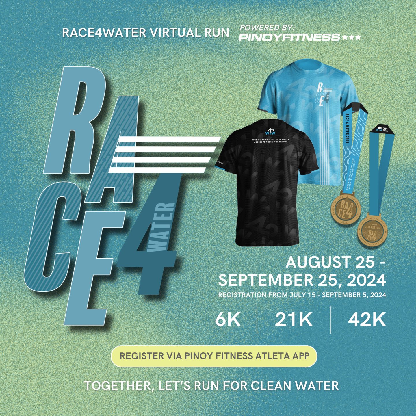 RACE4WATER Virtual Run 2024 | Pinoy Fitness