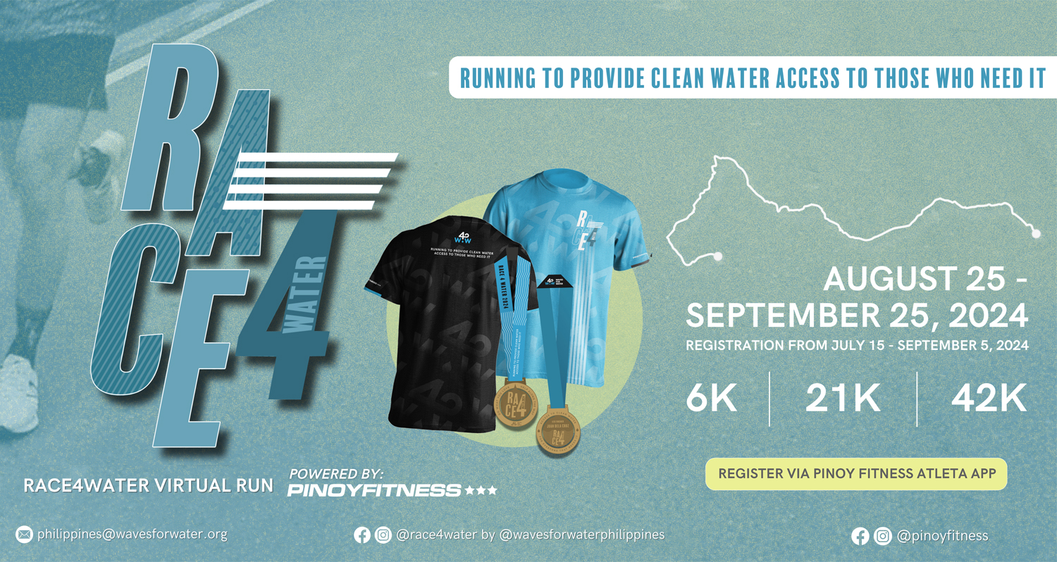 RACE4WATER Virtual Run 2024 | Pinoy Fitness