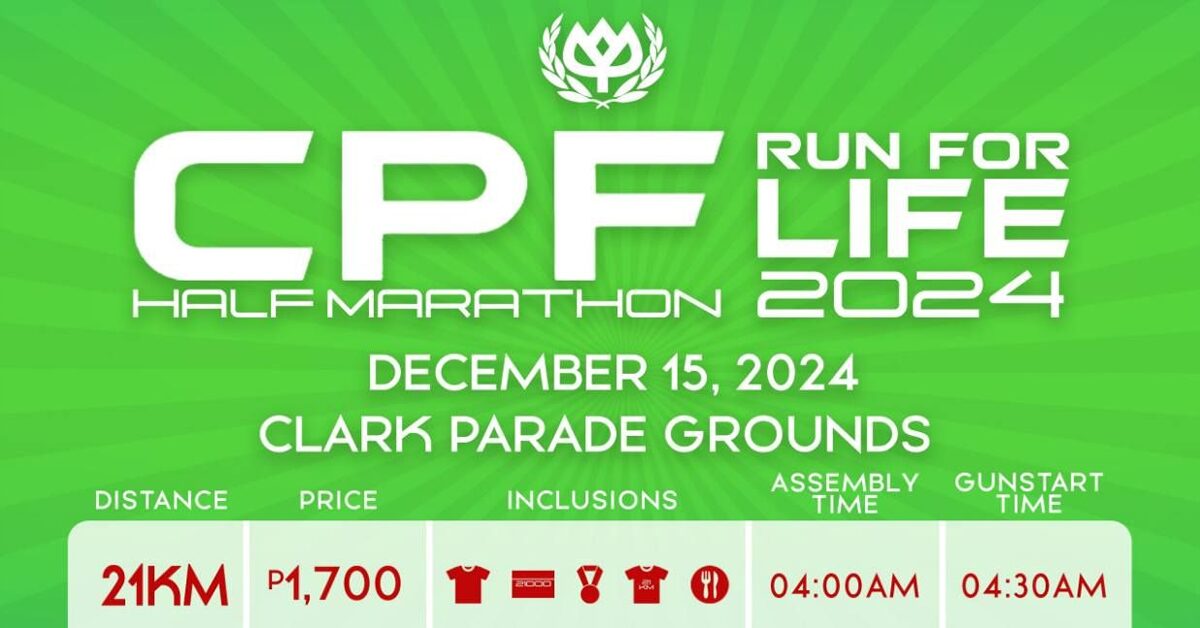 CPF Run For Life 2024 in Clark, Pampanga | Pinoy Fitness