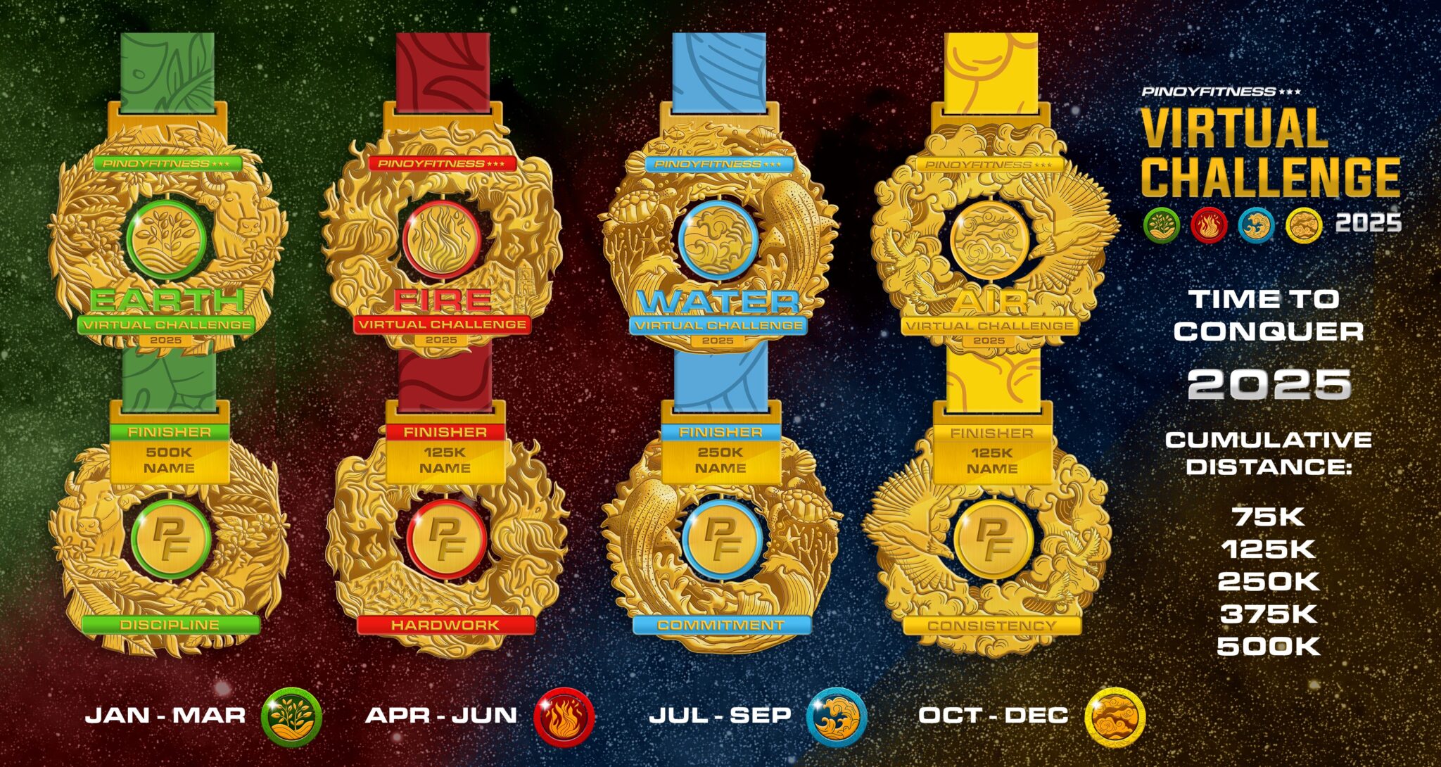 Pinoy Fitness EARTH Virtual Challenge (2025) | Pinoy Fitness