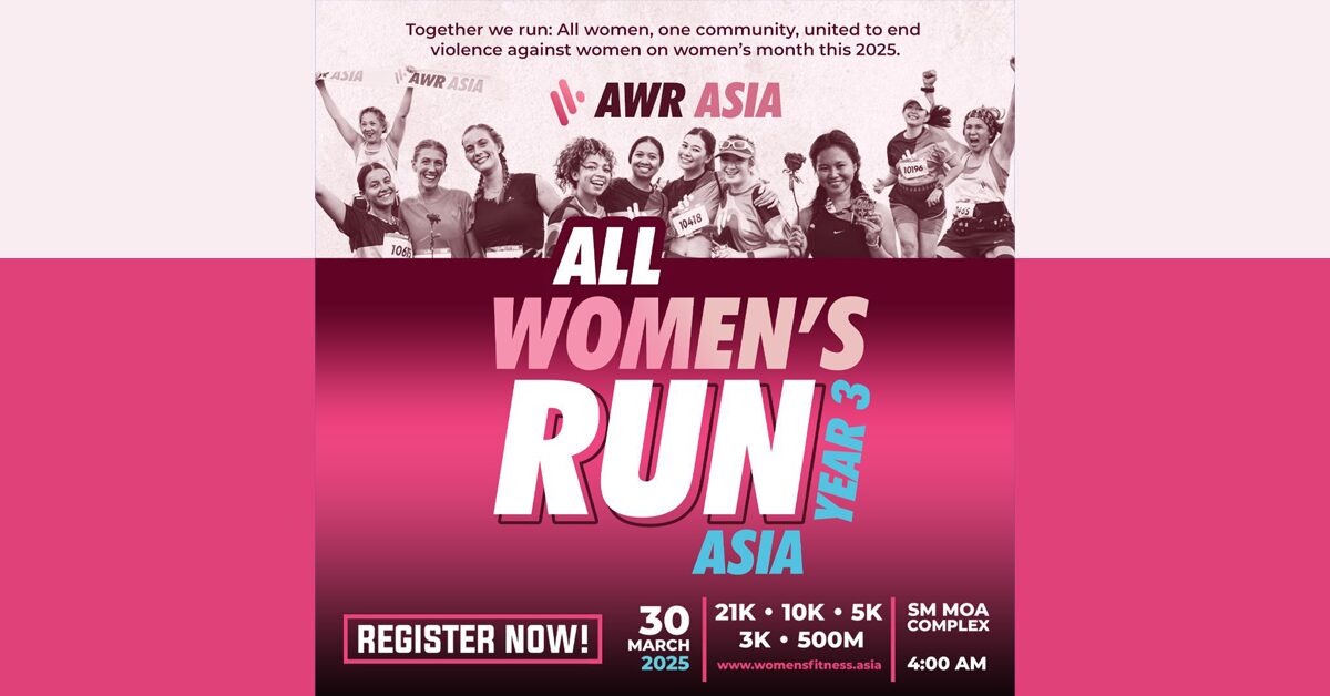 ALL WOMENS RUN ASIA Year 3 in SM MOA | Pinoy Fitness