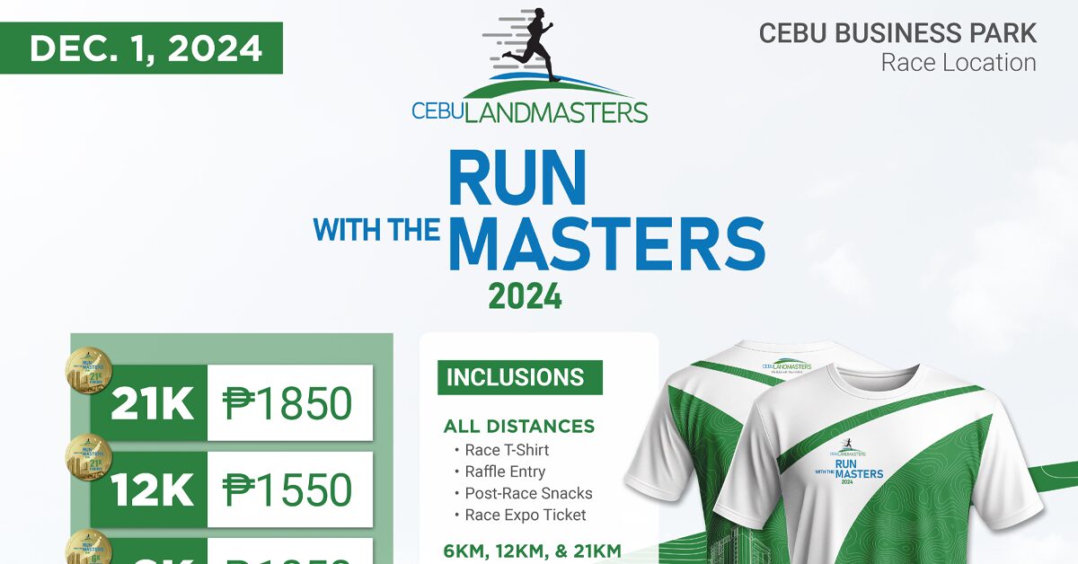 Cebu Landmasters Run: Run With The Masters 2024 | Pinoy Fitness
