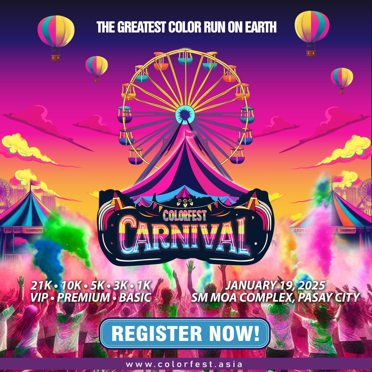 Colorfest Carnival 2025 in SM Mall of Asia | Pinoy Fitness
