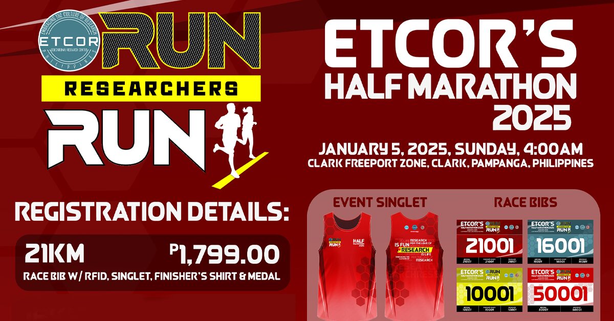 RUN, RESEARCHERS! RUN! ETCOR’s Half Marathon 2025 | Pinoy Fitness