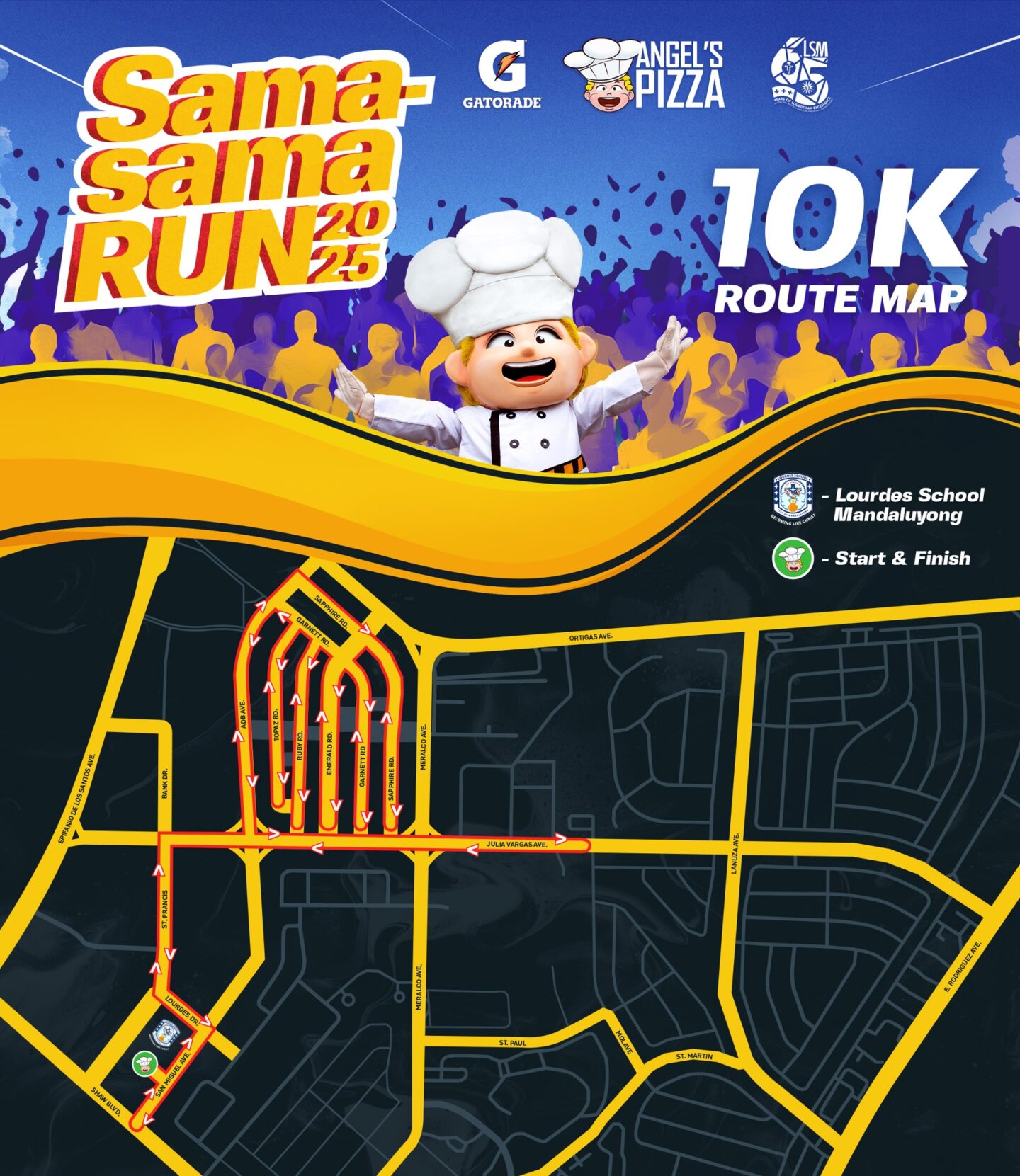 Angel’s Pizza Sama-Sama Run 2025 in Pasig City | Pinoy Fitness