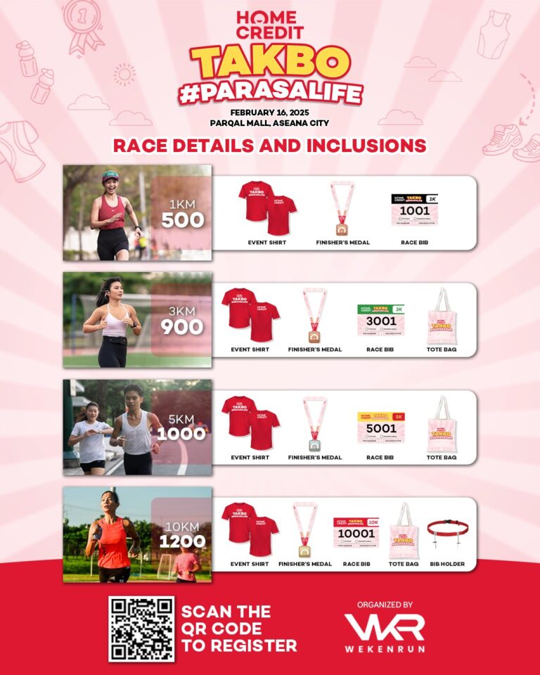 Home Credit Takbo #ParaSaLife 2025 in Aseana City | Pinoy Fitness