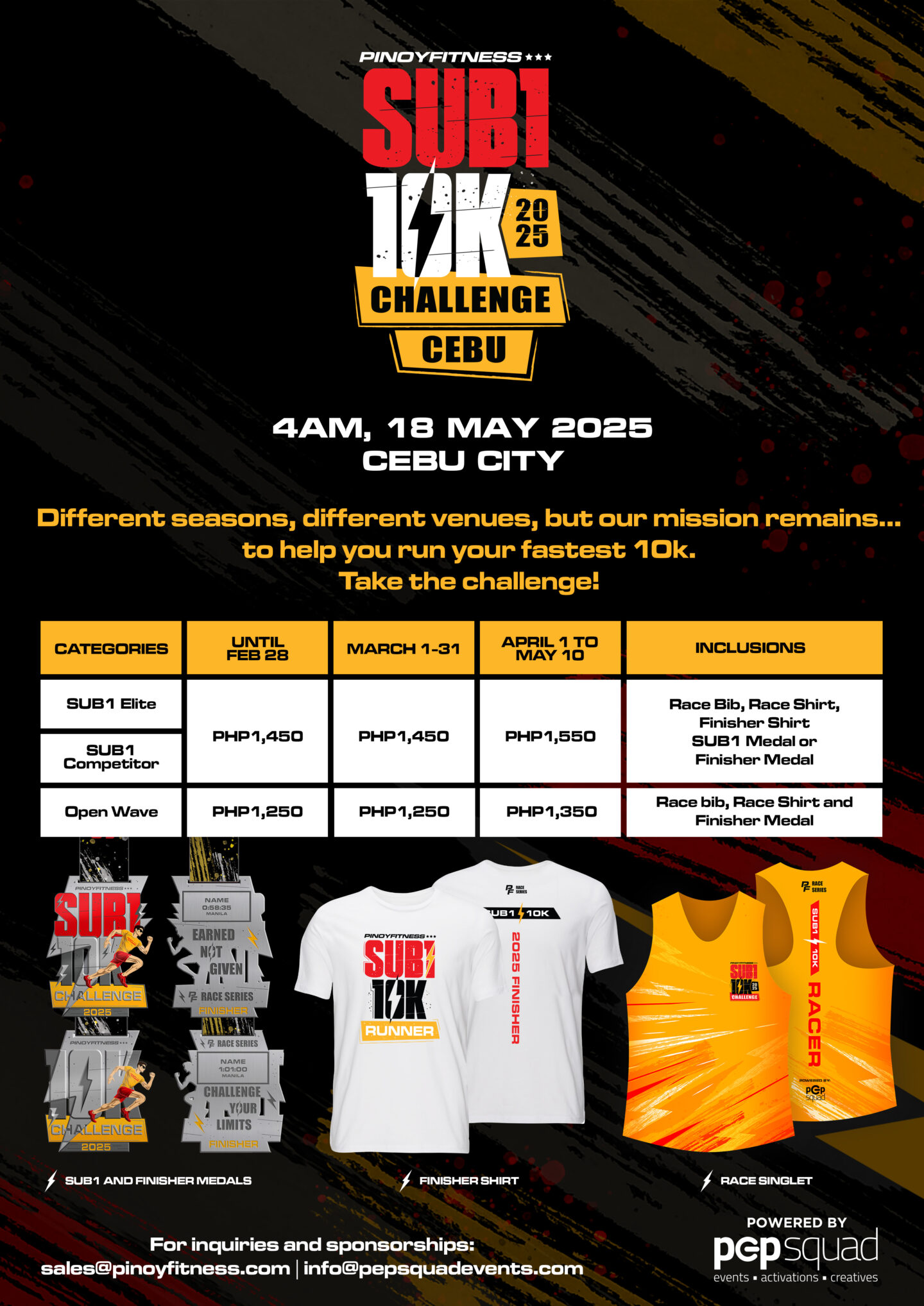 Pinoy Fitness SUB1 10K Challenge (CEBU) 2025 | Pinoy Fitness