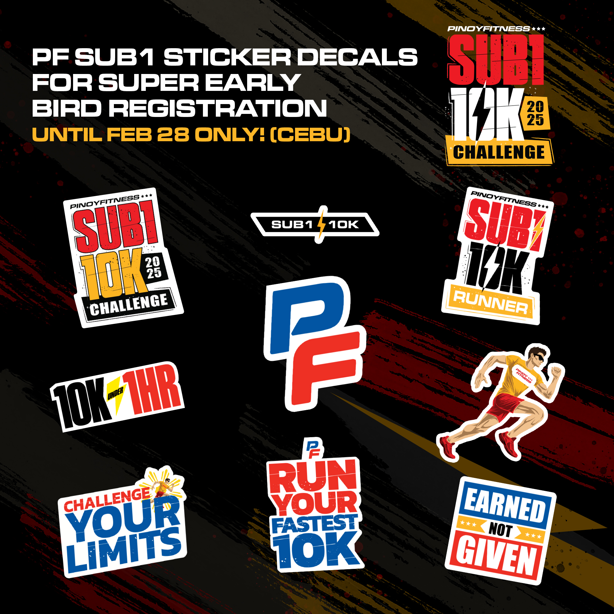 Pinoy Fitness SUB1 10K Challenge (CEBU) 2025 | Pinoy Fitness