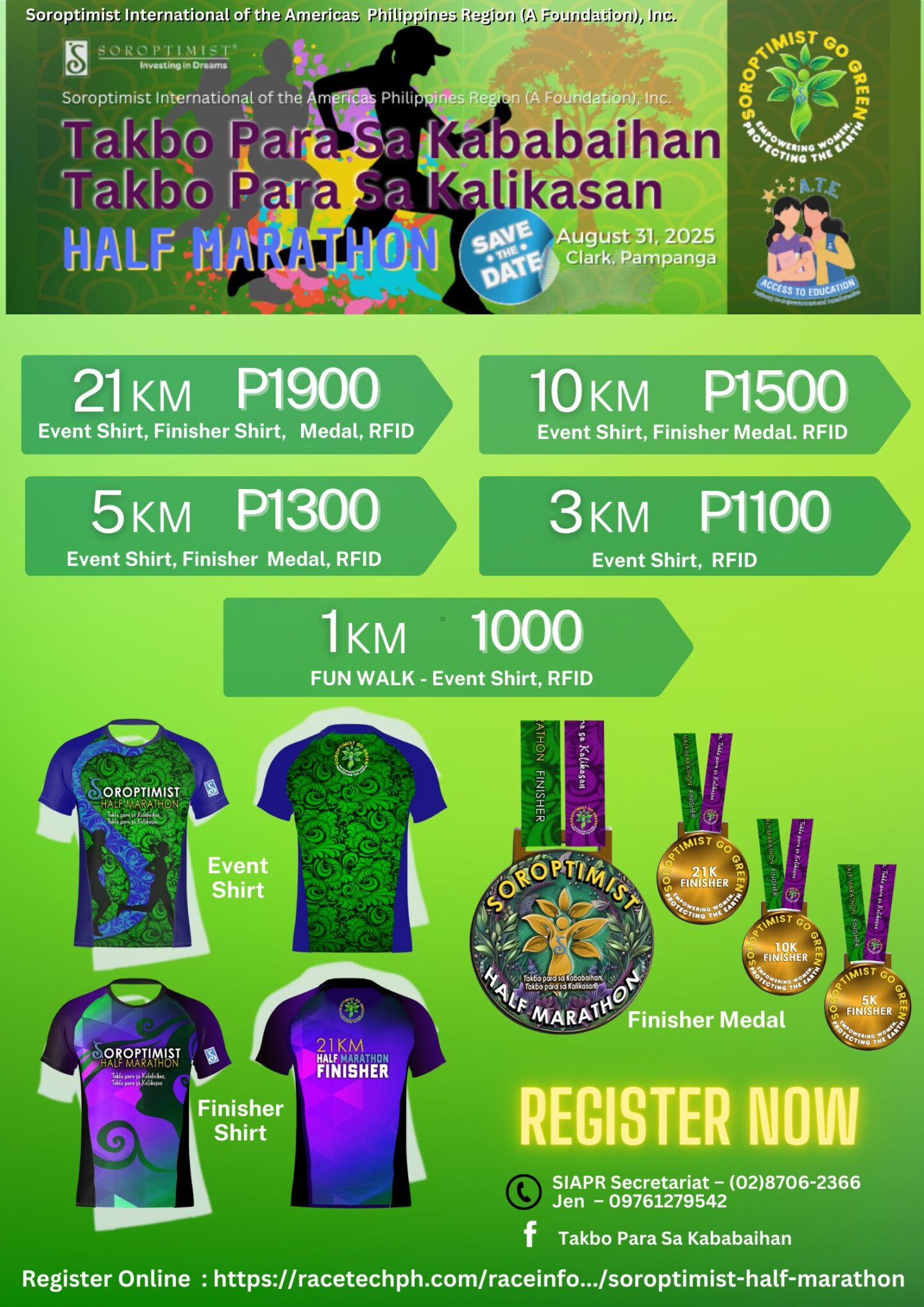 SOROPTIMIST Half Marathon 2025 in Clark, Pampanga | Pinoy Fitness