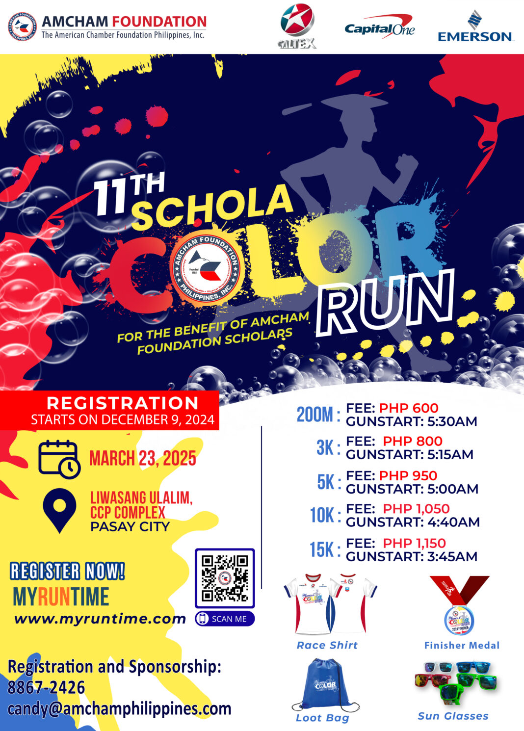 11th AmCham ScholaCOLORun in Pasay City | Pinoy Fitness