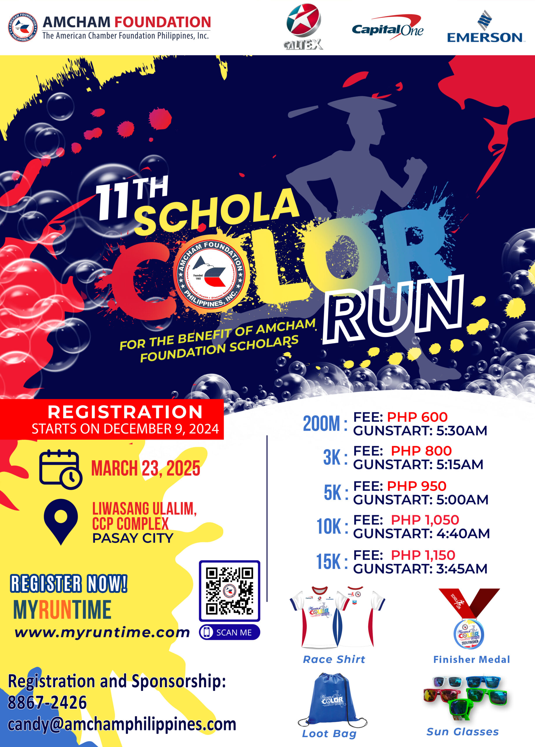11th AmCham ScholaCOLORun in Pasay City | Pinoy Fitness