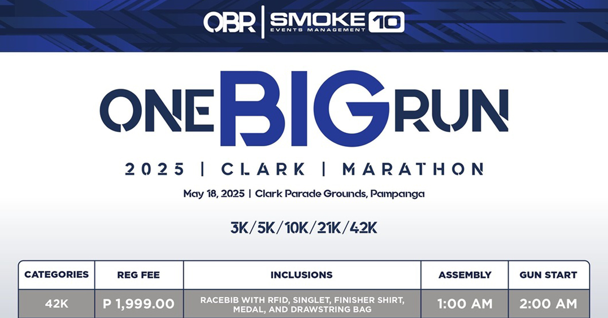 One Big Run 2025 in Clark Pampanga | Pinoy Fitness