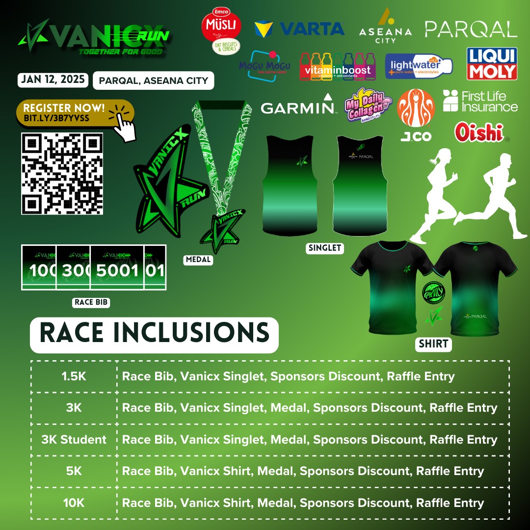 Vanicx Run 2025 in Parqal, Aseana | Pinoy Fitness