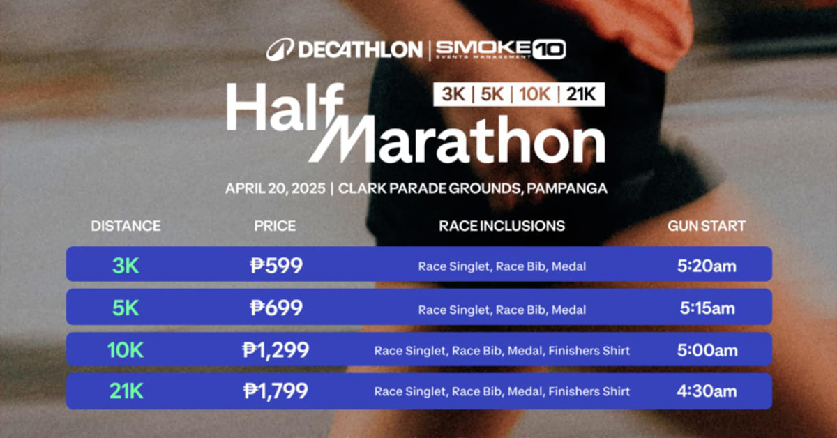 Decathlon Half Marathon 2025 in Clark Pampanga | Pinoy Fitness