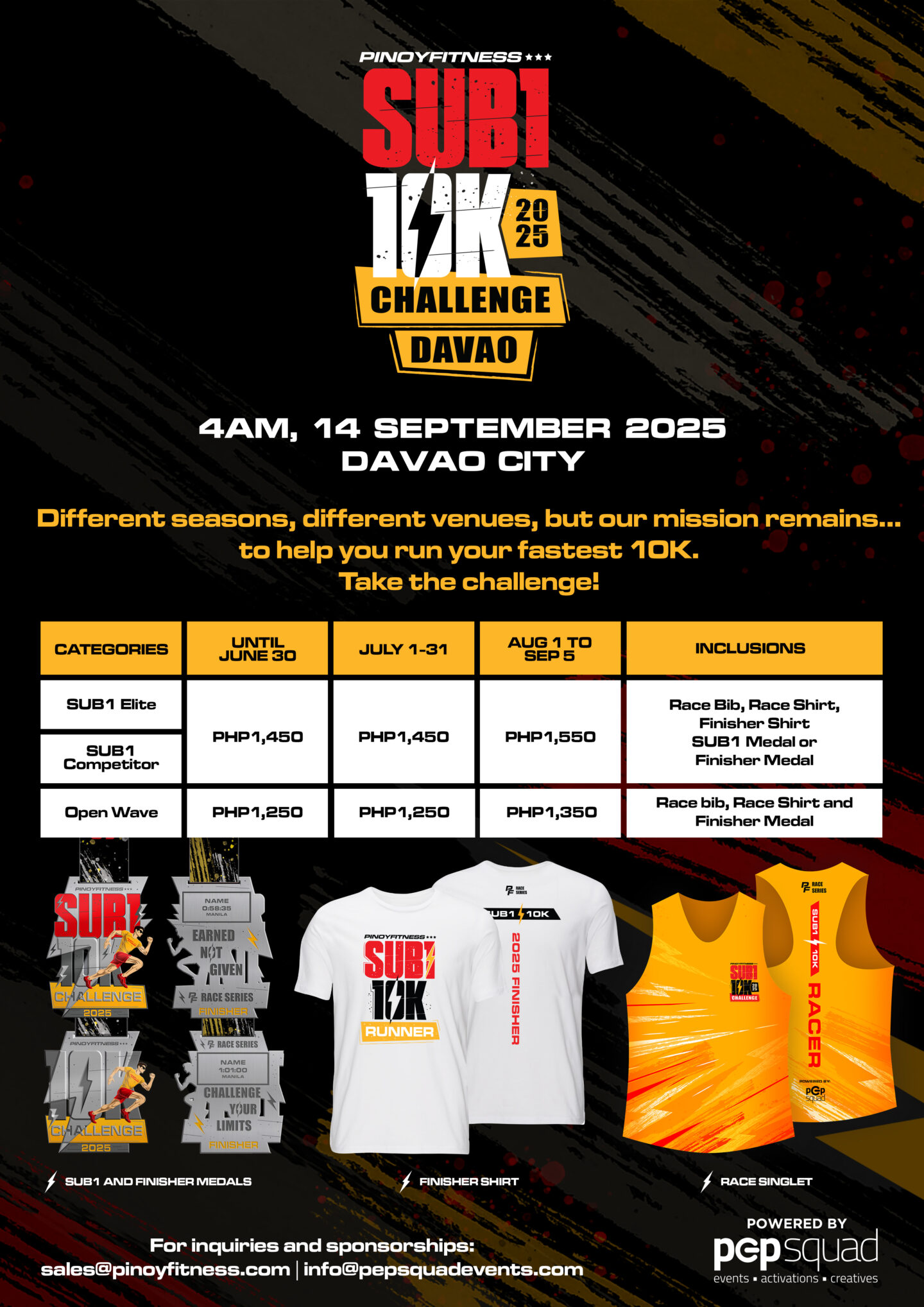 Pinoy Fitness SUB1 10K Challenge (DAVAO) 2025 | Pinoy Fitness