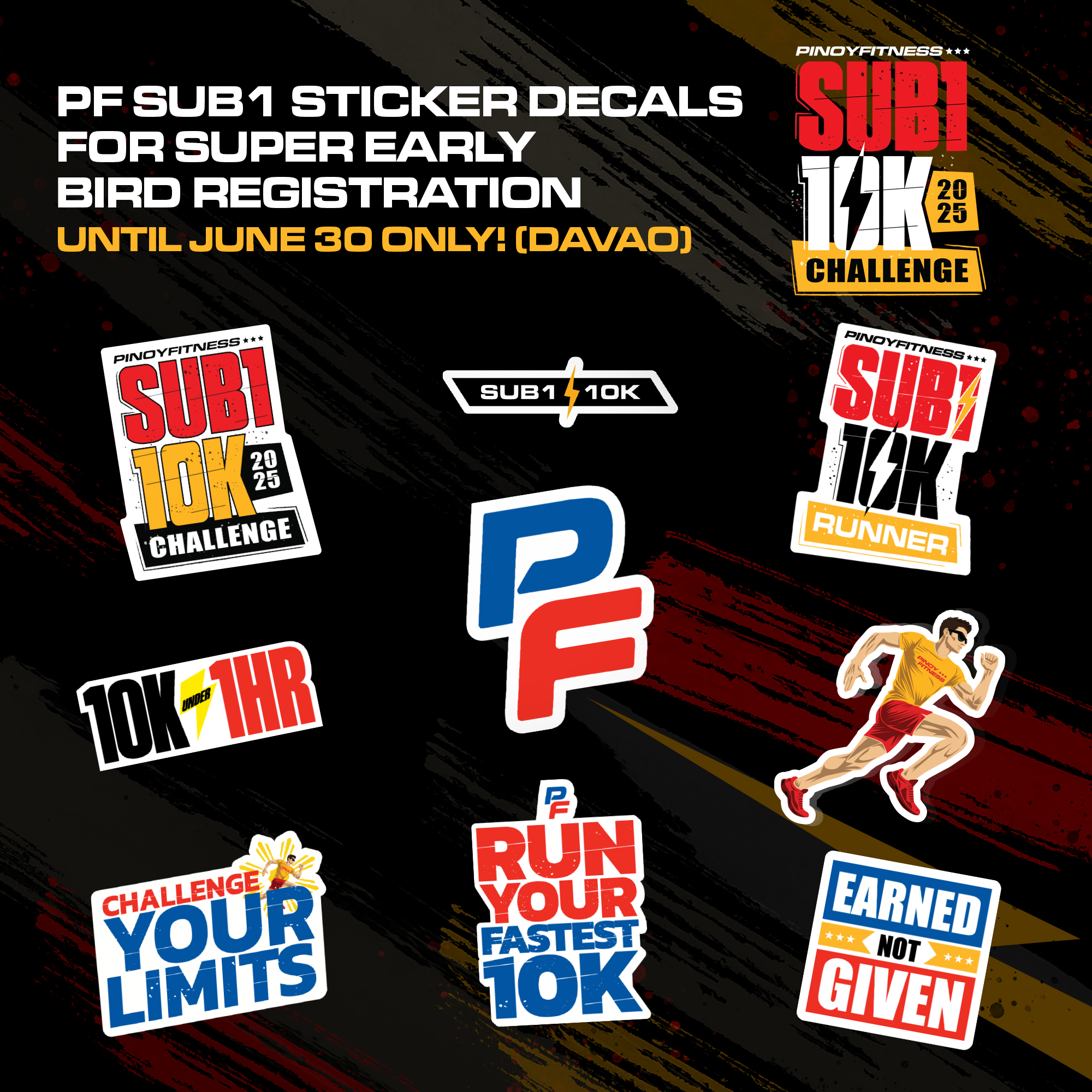 Pinoy Fitness SUB1 10K Challenge (DAVAO) 2025 | Pinoy Fitness