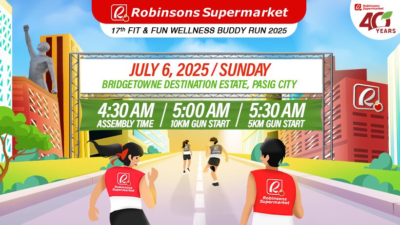 Robinsons Supermarket 17th Fit and Fun Wellness Buddy Run 2025 | Pinoy Fitness