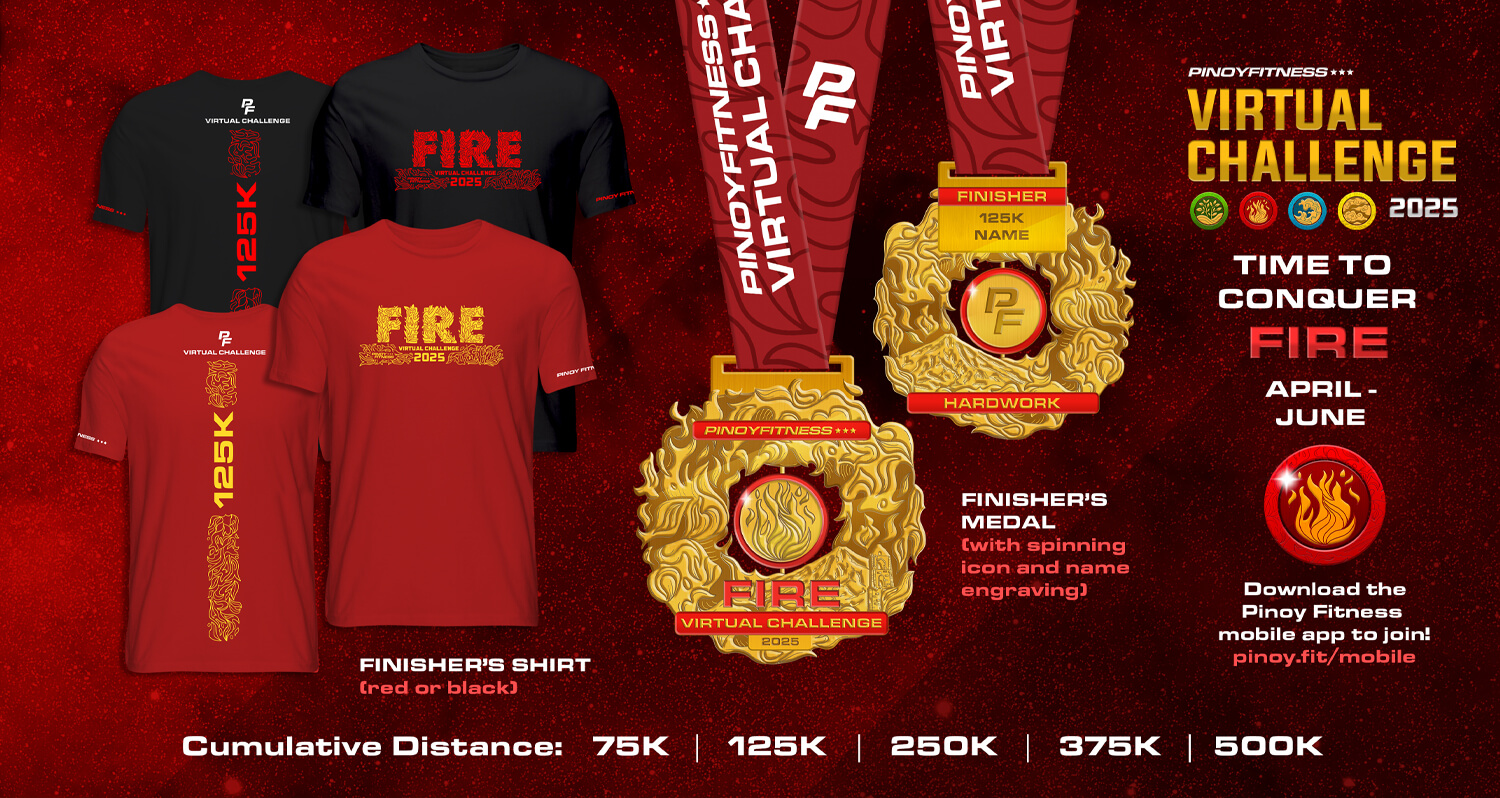 Pinoy Fitness FIRE Virtual Challenge (2025) | Pinoy Fitness