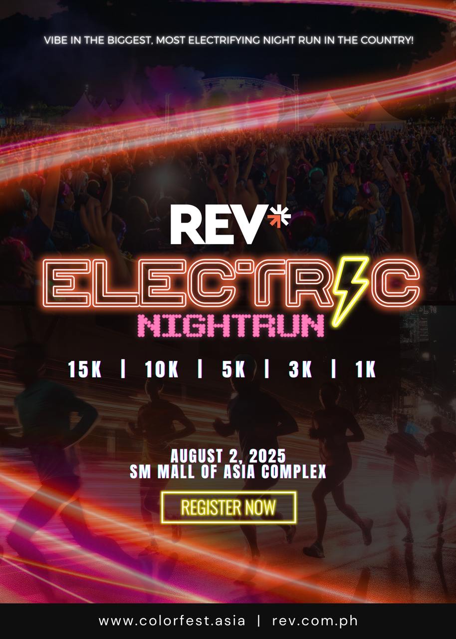 REV Electric NightRun 2025 in SM MOA | Pinoy Fitness