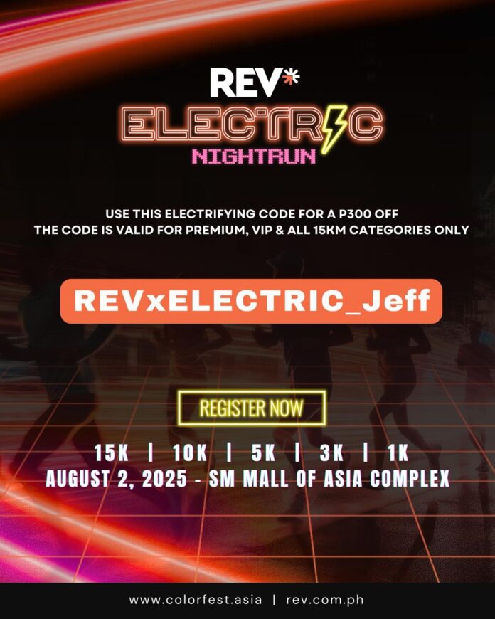 REV Electric NightRun 2025 in SM MOA | Pinoy Fitness
