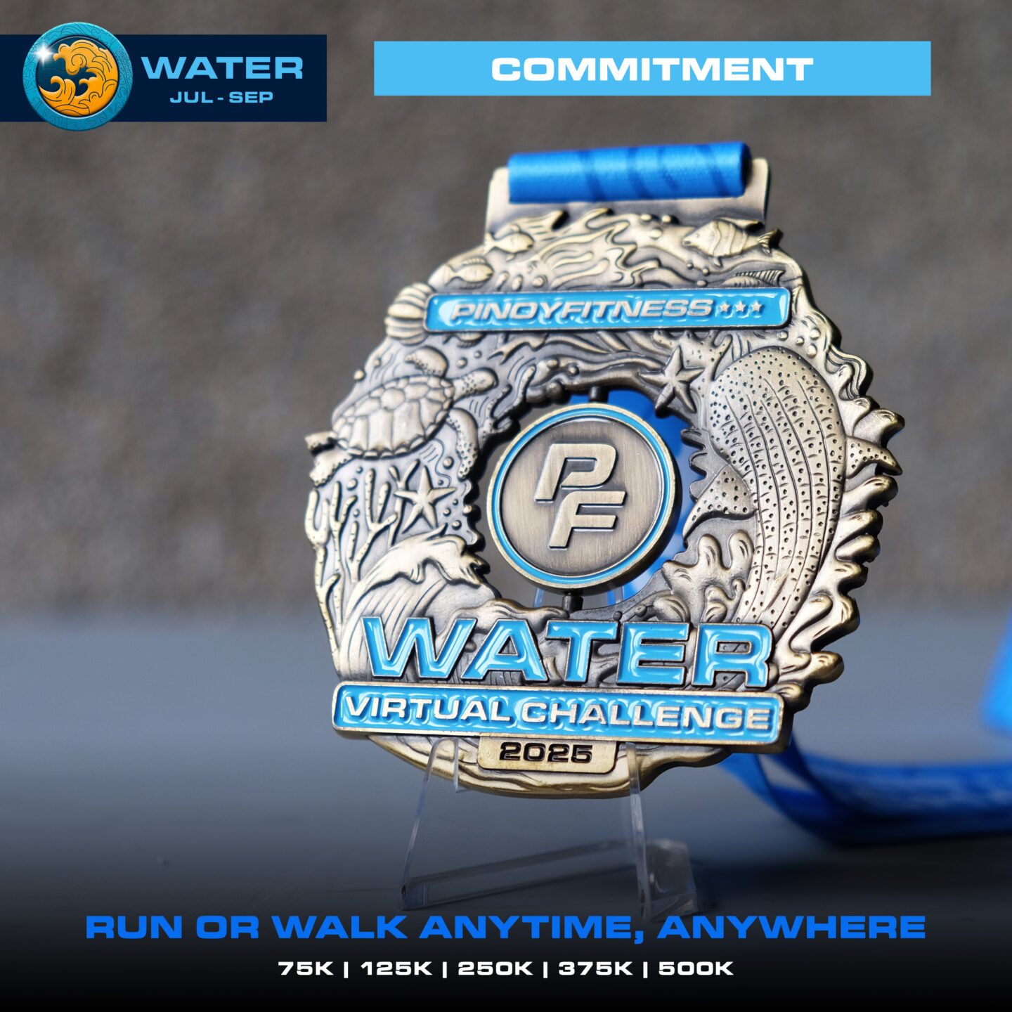 Pinoy Fitness WATER Virtual Challenge (2025) | Pinoy Fitness