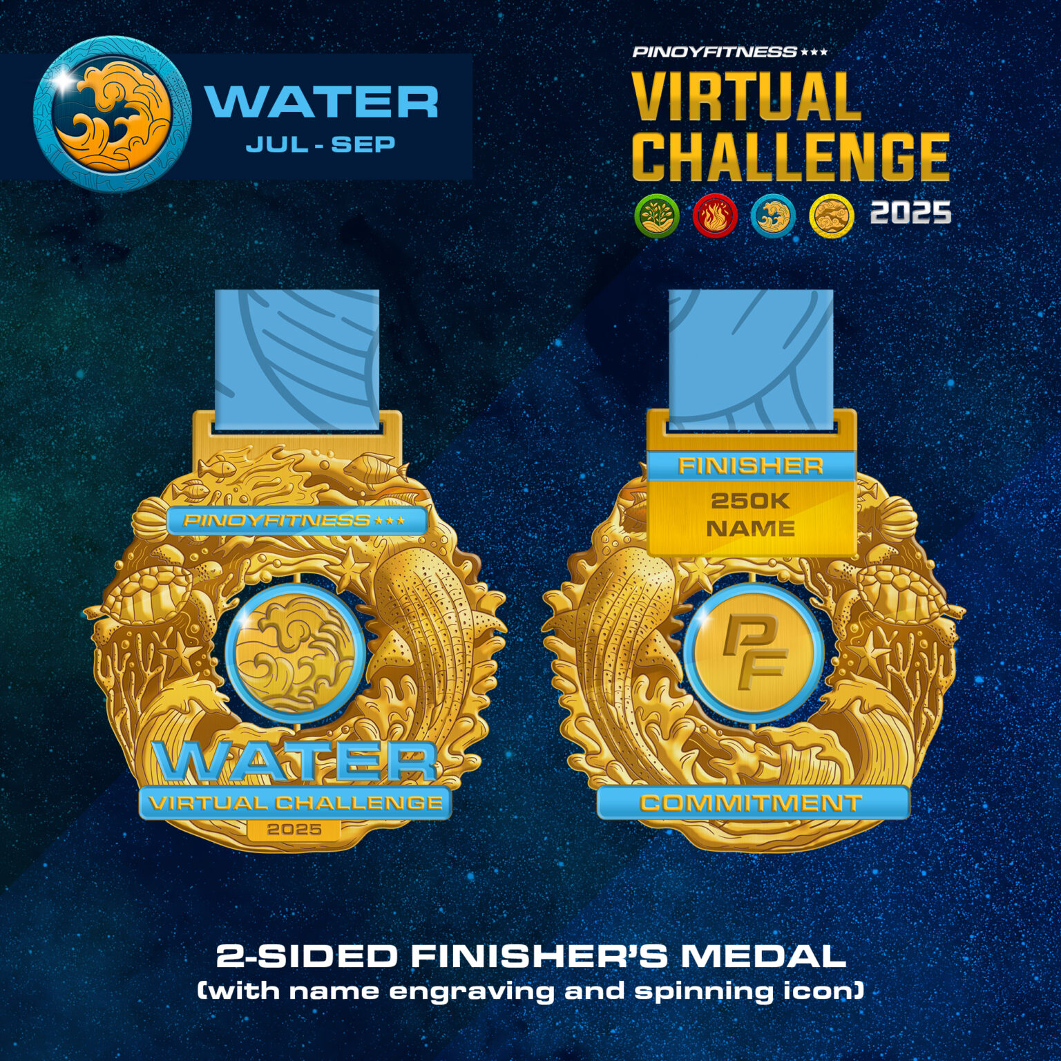 Pinoy Fitness WATER Virtual Challenge (2025) | Pinoy Fitness