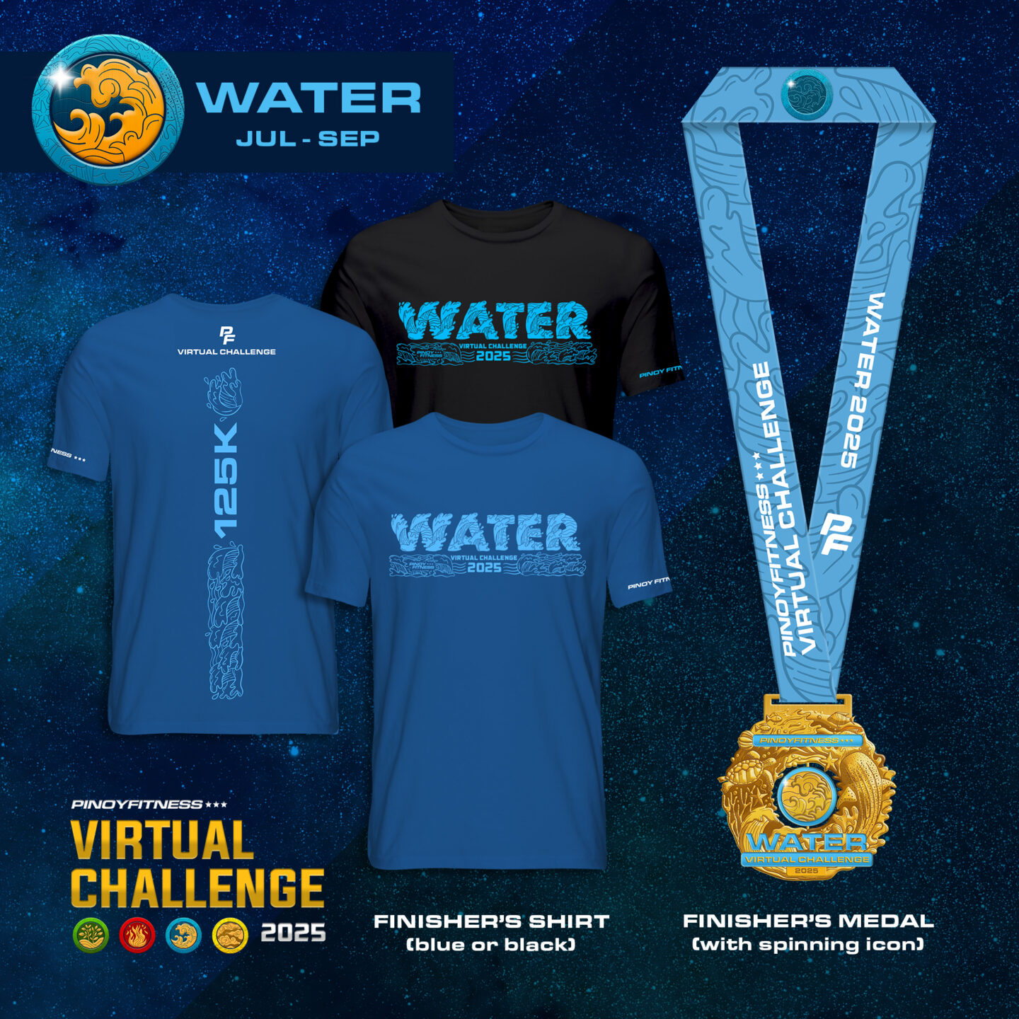 Pinoy Fitness WATER Virtual Challenge (2025) | Pinoy Fitness