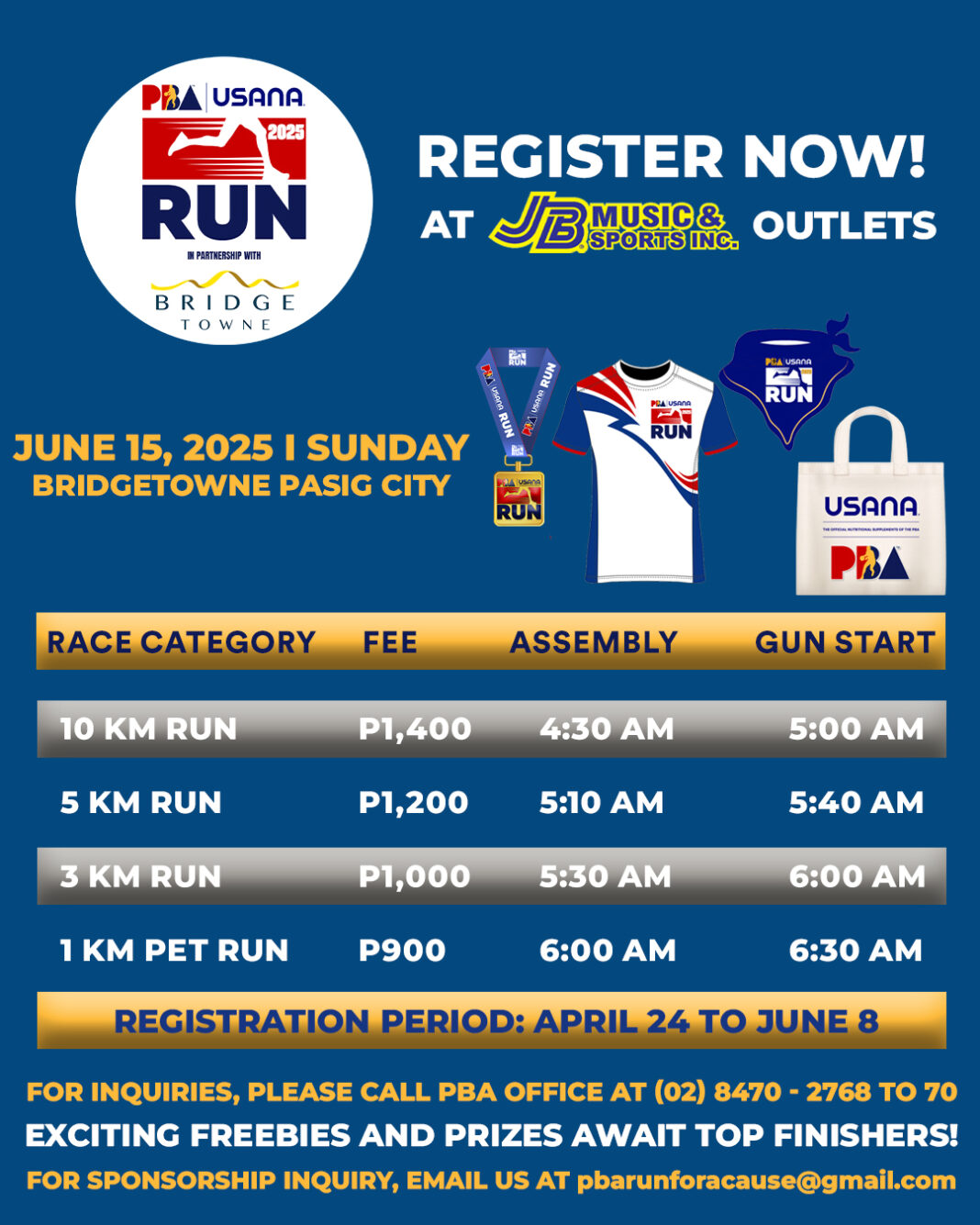 PBA Usana Run 2025 in Pasig | Pinoy Fitness