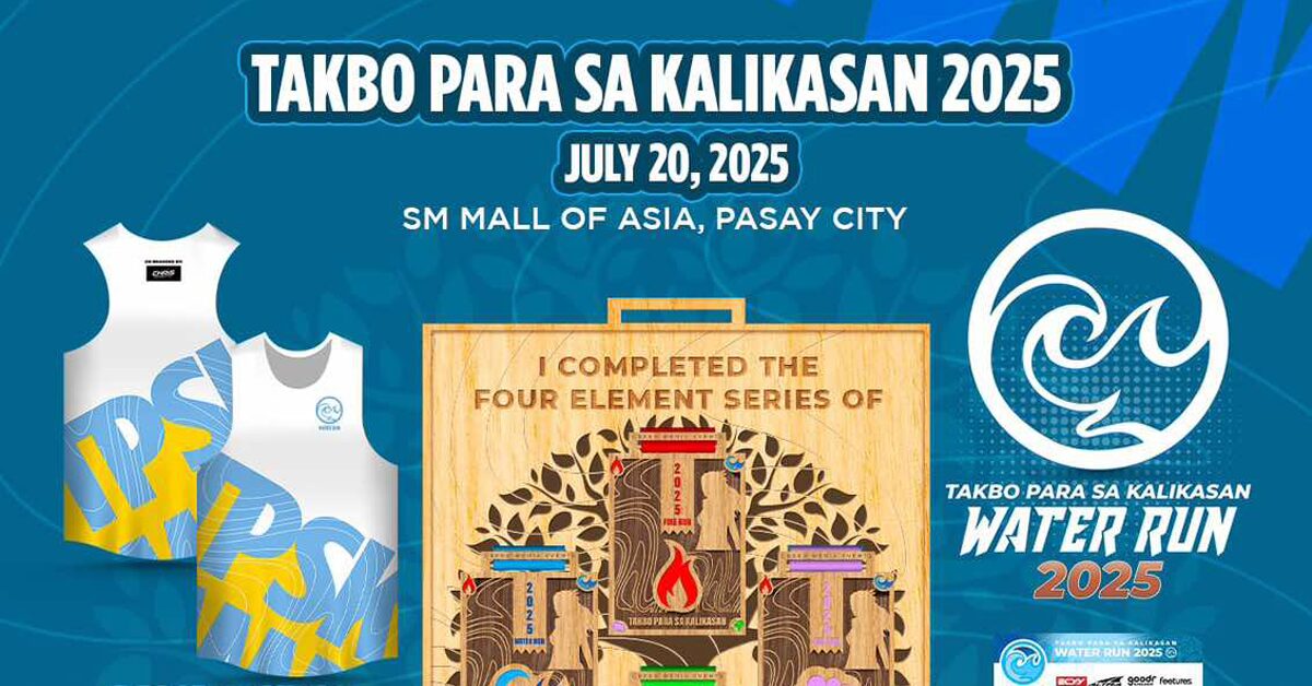 Takbo Para Sa Kalikasan (WATER) 2025 in SM MOA | Pinoy Fitness