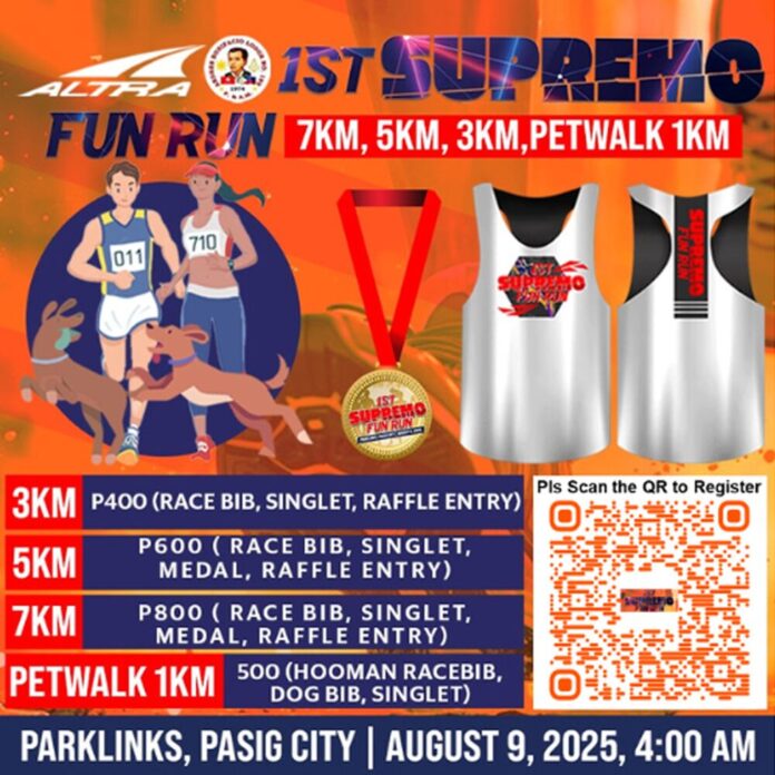1st Supremo Fun Run 2025 in Pasig City | Pinoy Fitness