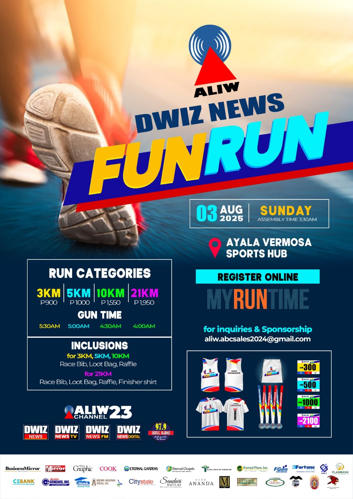 DWIZ Anniversary Fun Run 2025 in Vermosa | Pinoy Fitness