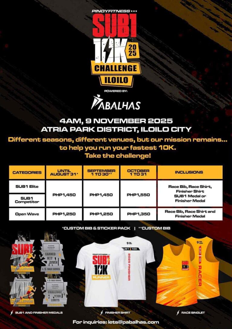Pinoy Fitness SUB1 10K Challenge (ILOILO) powered by PABALHAS | Pinoy ...