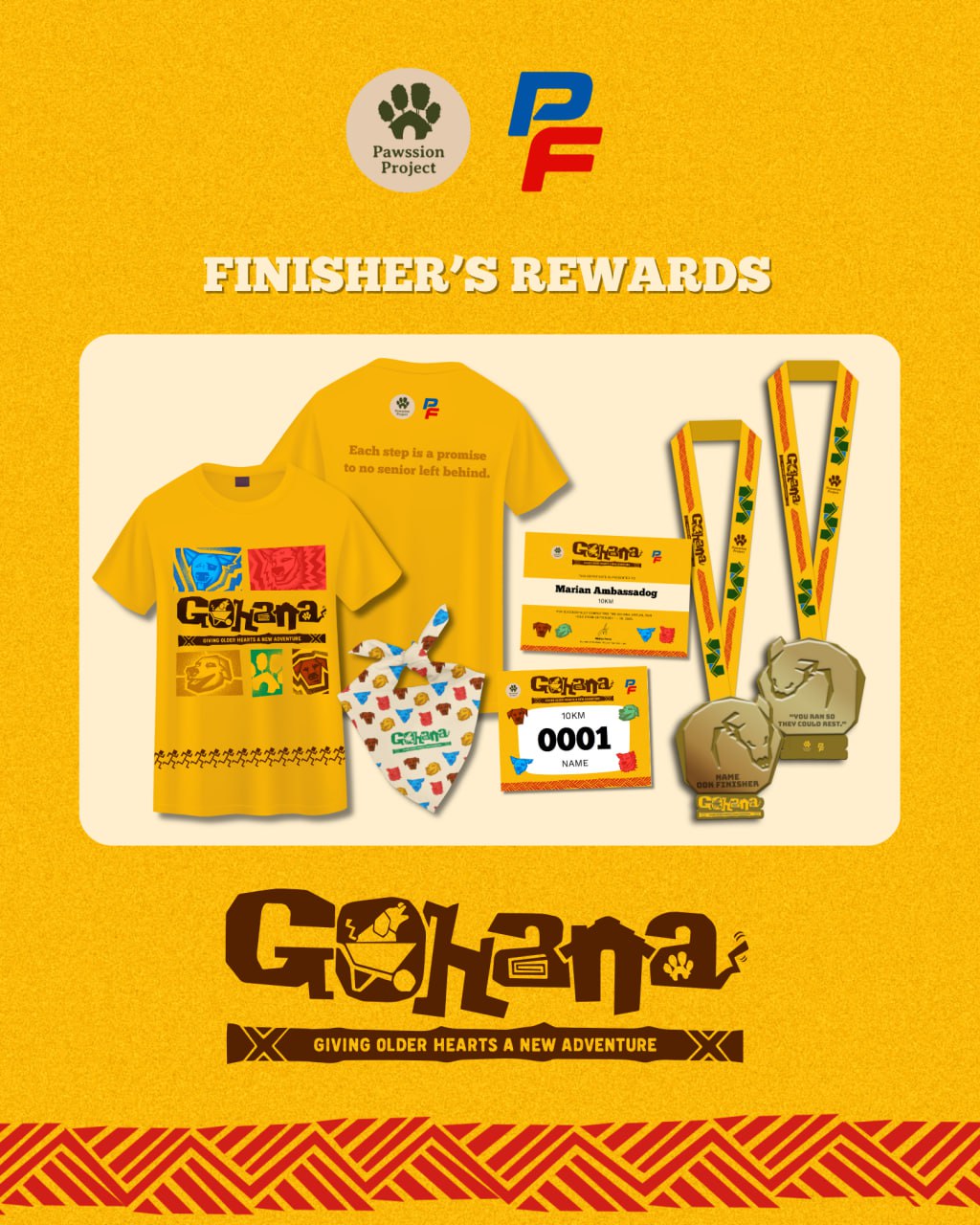 Pawssion Project : GOHANA Virtual Run | Pinoy Fitness