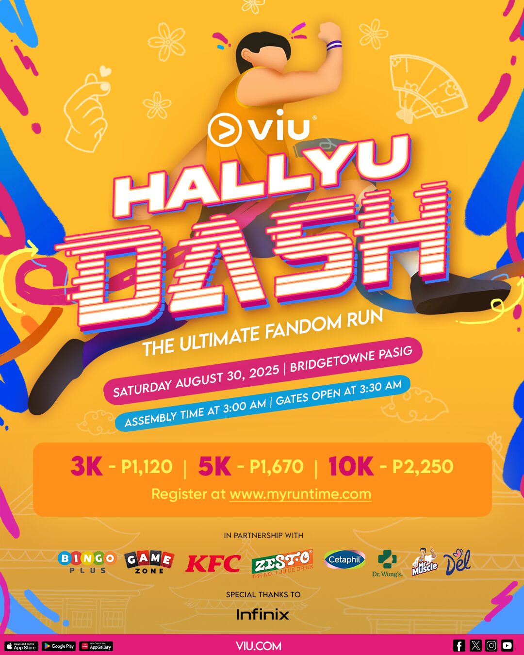 VIU Hallyu Dash 2025 in Bridgetowne, Pasig City | Pinoy Fitness