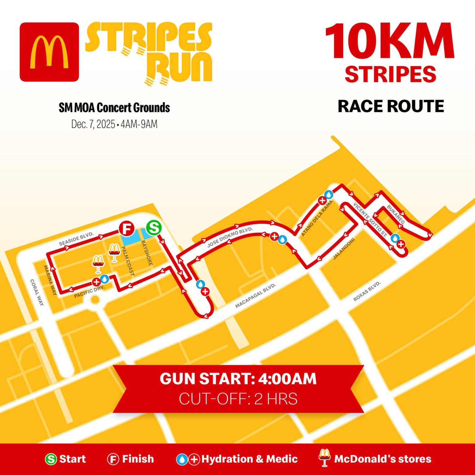 McDonald’s Stripes Run 2025 in SM MOA | Pinoy Fitness