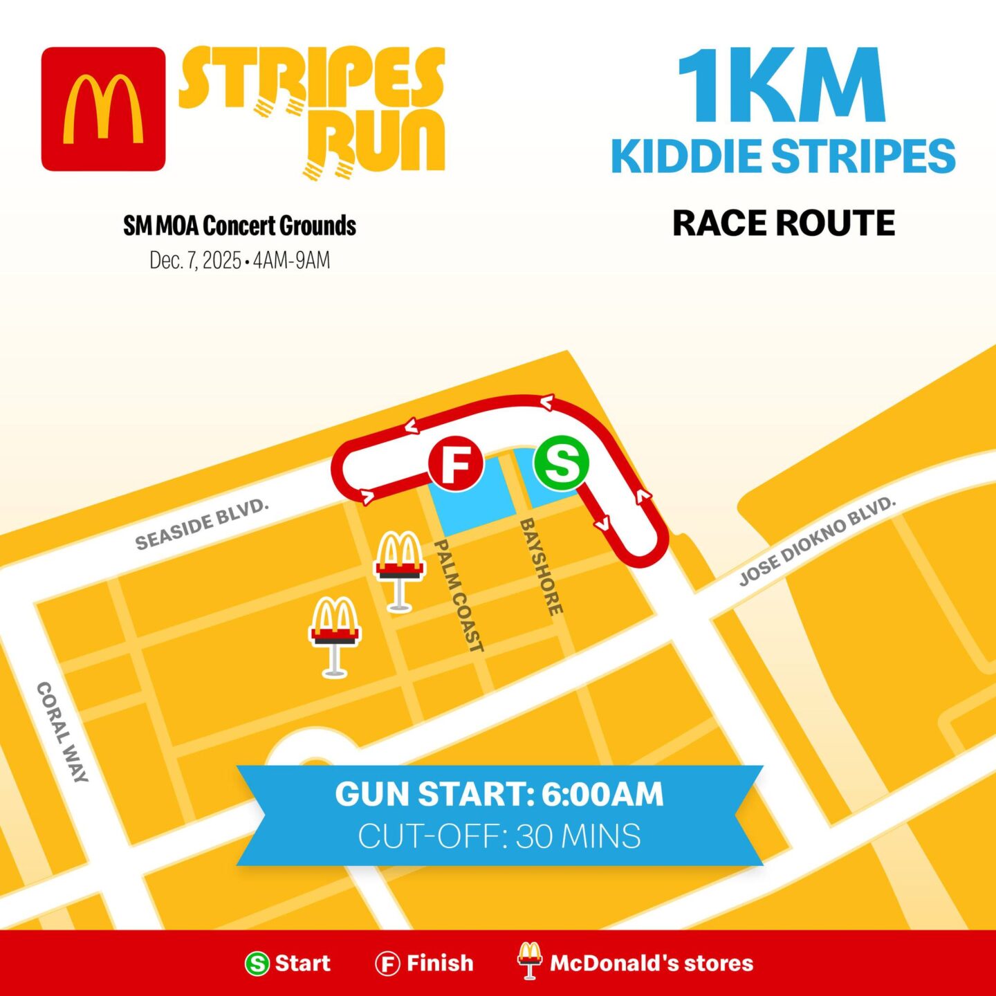 McDonald’s Stripes Run 2025 in SM MOA | Pinoy Fitness