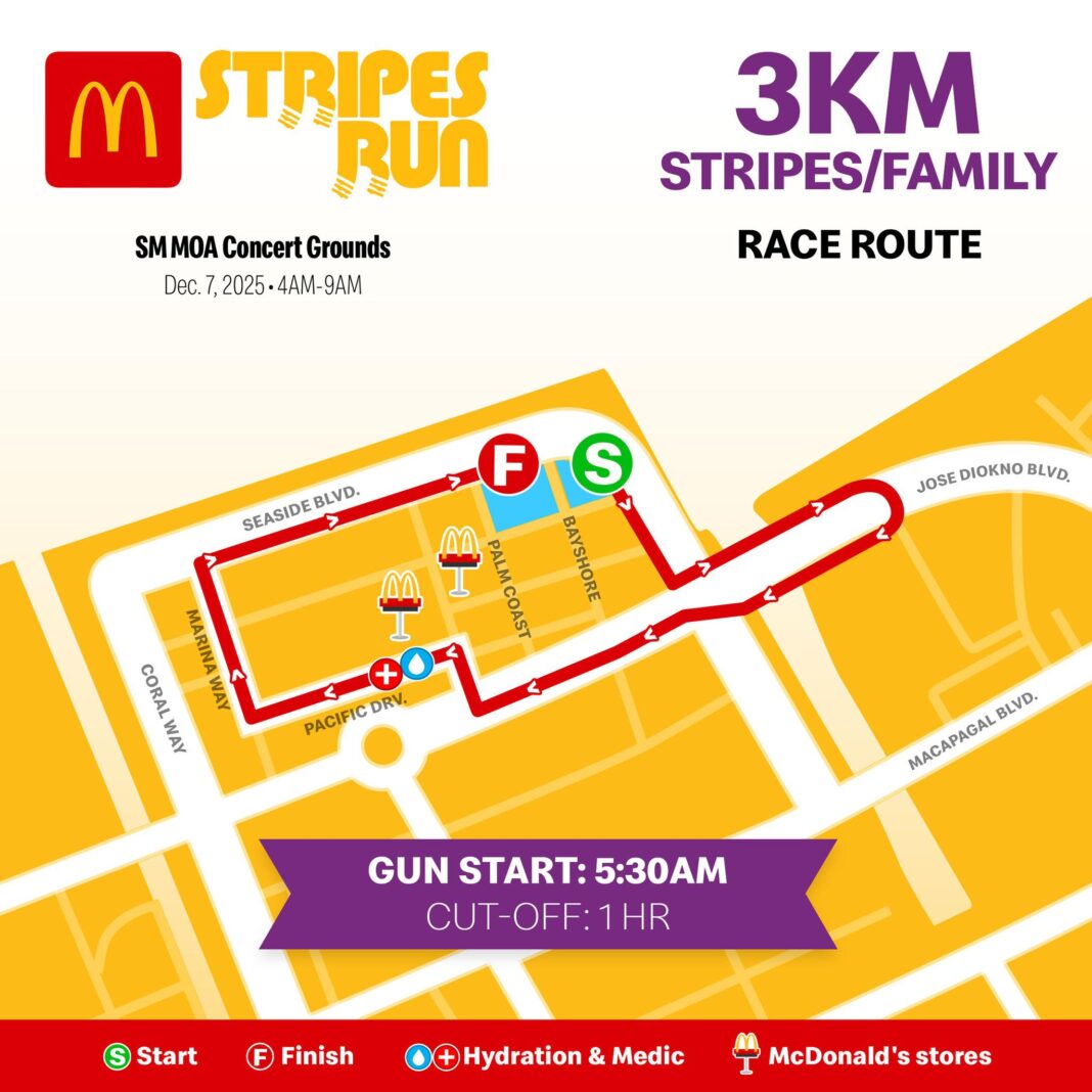 McDonald’s Stripes Run 2025 in SM MOA | Pinoy Fitness