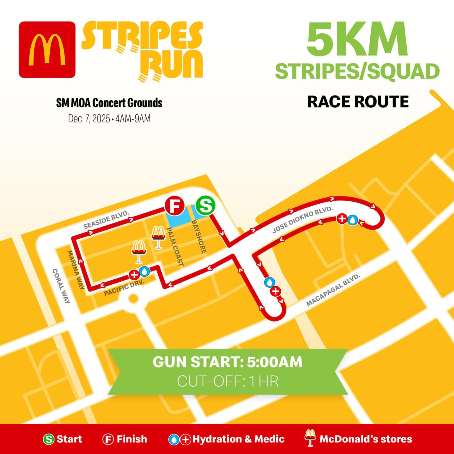 McDonald’s Stripes Run 2025 in SM MOA | Pinoy Fitness