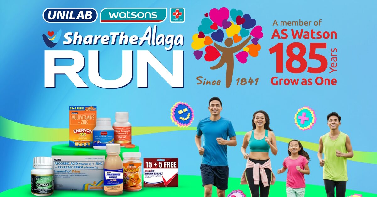 Watsons x Unilab “Share the Alaga” Run 2026 | Pinoy Fitness